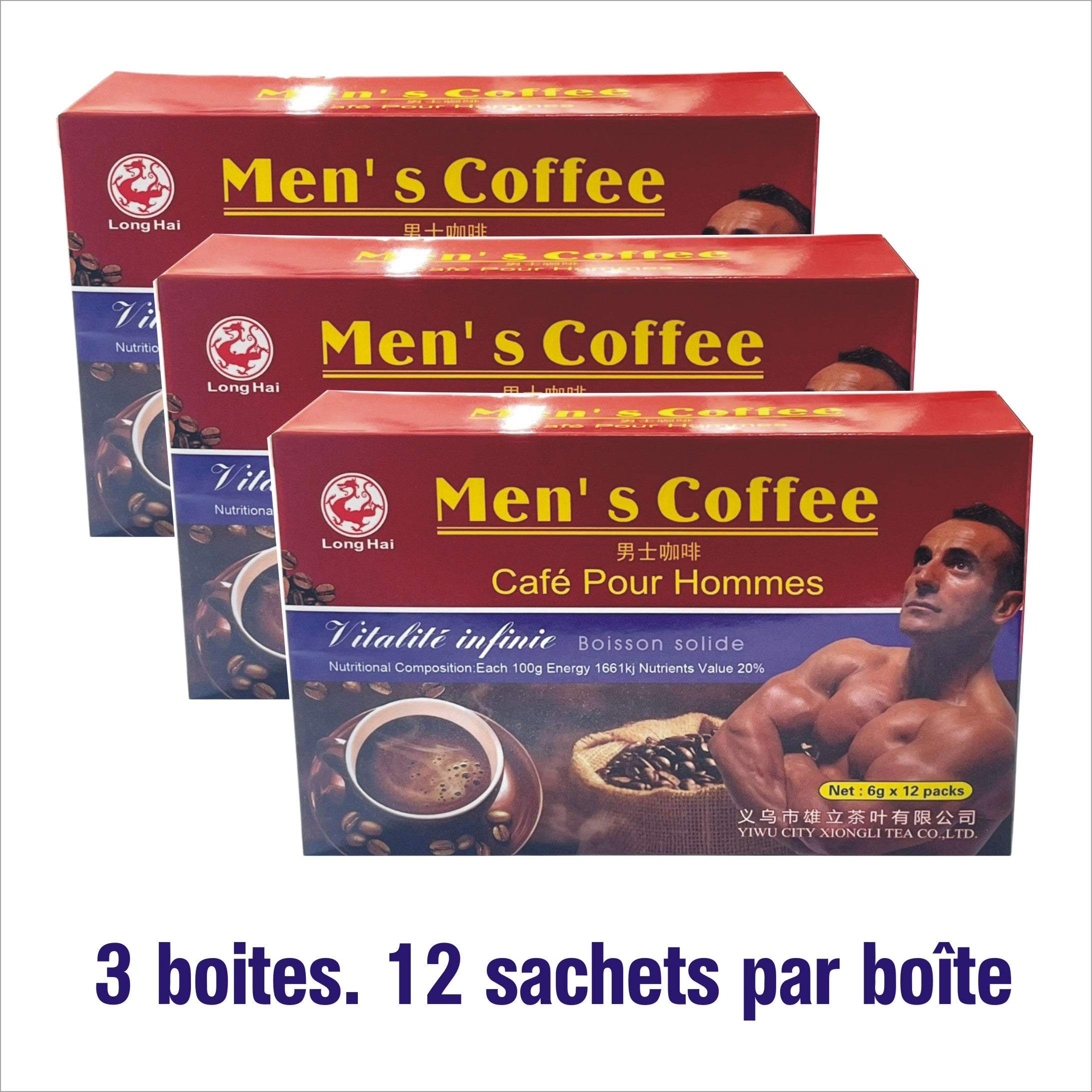 Men's Coffee (Pack de 3 boites) – CARRYGOO